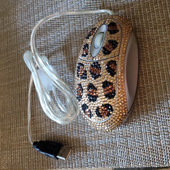 N/A | Computers, Laptops & Parts | Leopard Print Crystallized Corded ...
